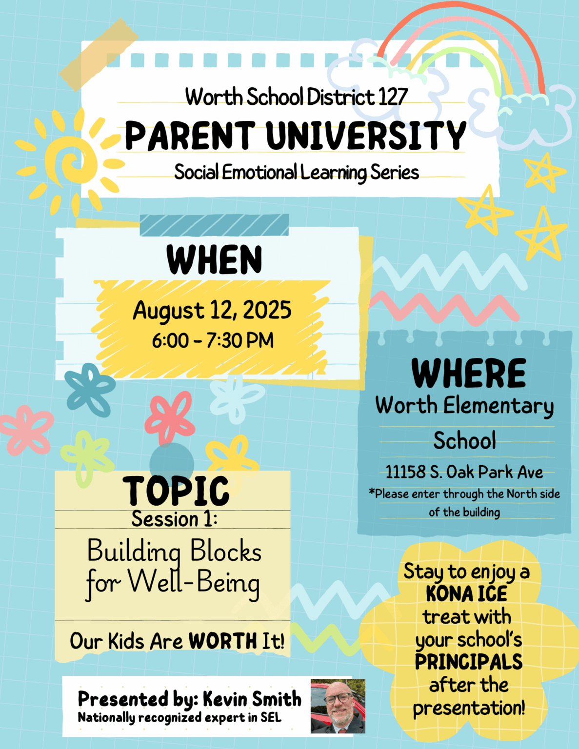 Parent University Event August 12th – Worth Elementary – Welcome to ...